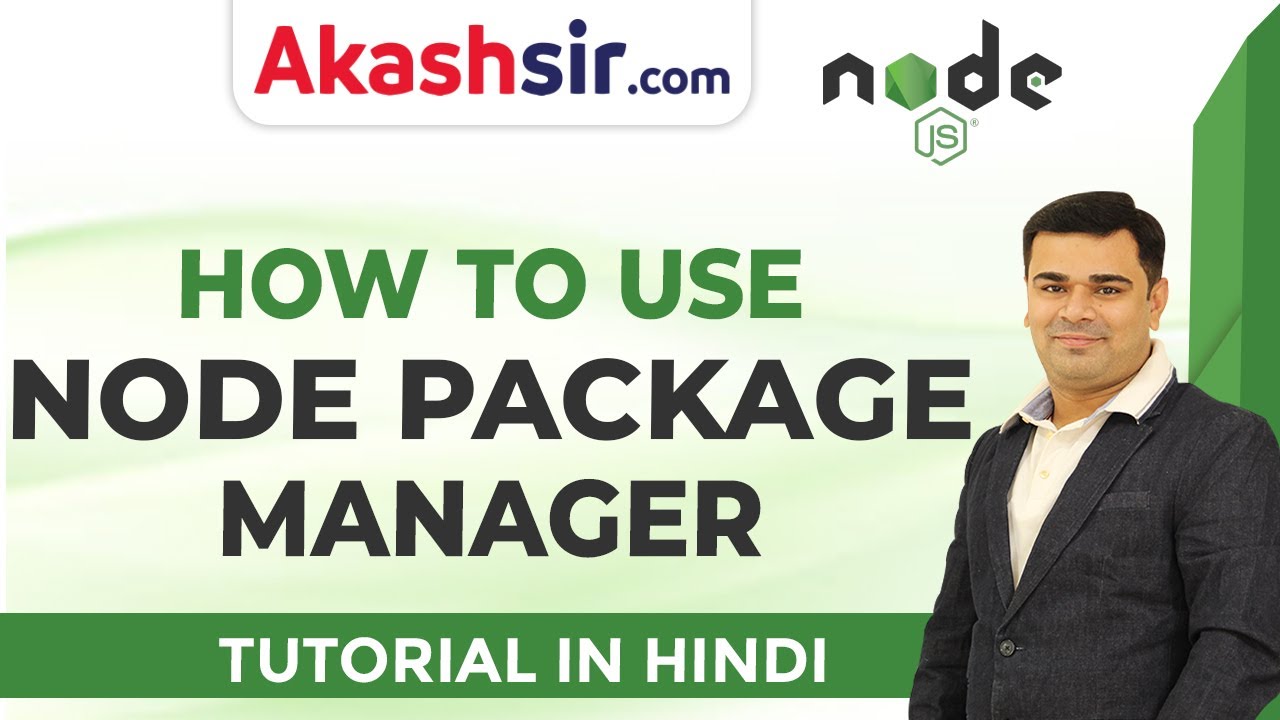 How To Use Node Package Manager Npm Command Tutorials Youtube 5996