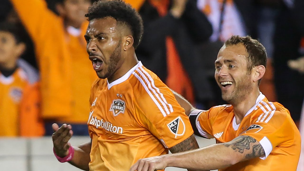 GOAL: Giles Barnes curls a free kick into the top corner | Houston ...