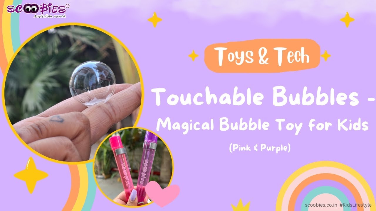 Touchable Bubbles - Magical Bubble Toy for Kids - YouTube