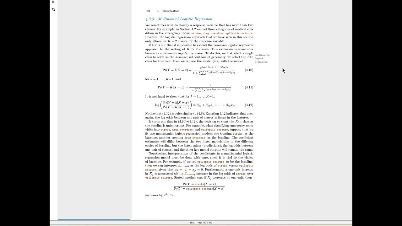 Intro to Statistical Learning (2nd Ed), Solution to Problem 4.12C - YouTube