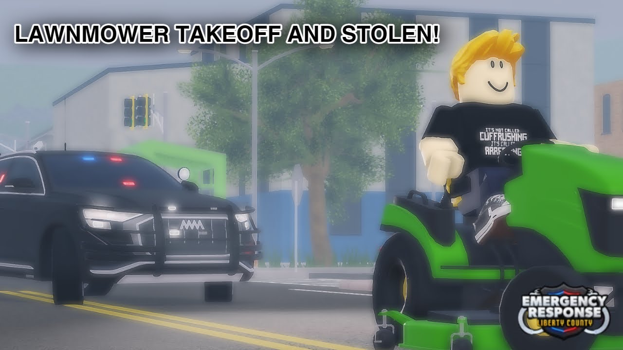 Criminal STEALS Lawnmower From Car DEALERSHIP! *Slow Police Pursuit ...