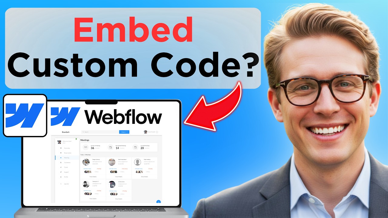 How to Embed Code in Webflow (Quick Tutorial) (Easy Guide) - YouTube