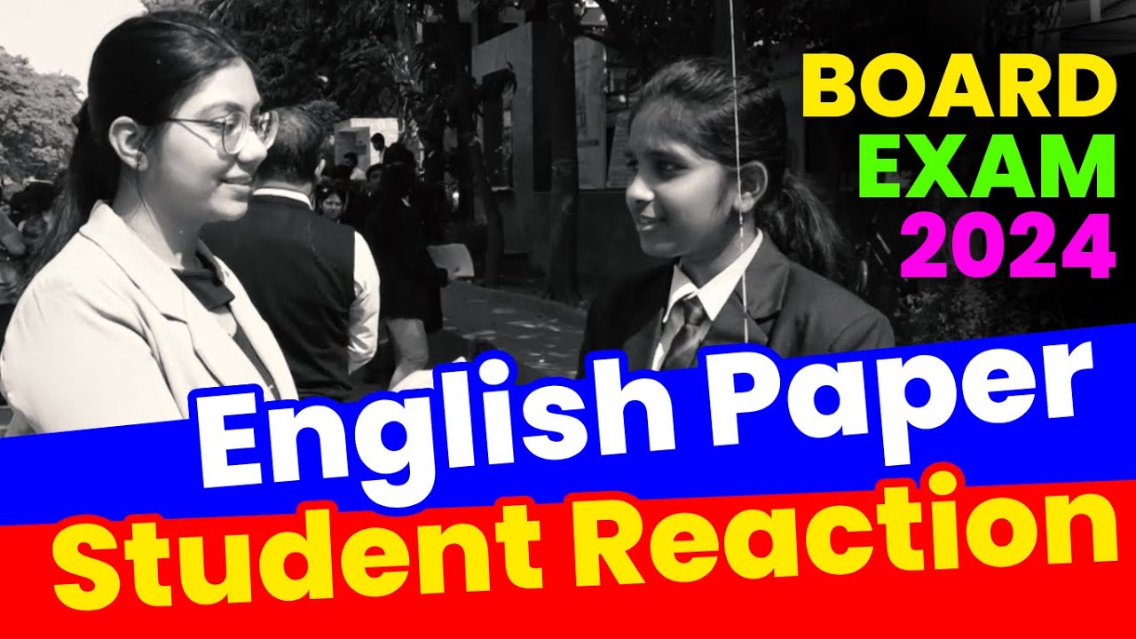 Class 12 Students Reaction😡 on English Exam Boards 2024 | Class 12 ...