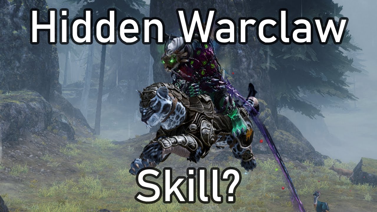 GW2 - Hidden Warclaw Skill? - Super Jump! - YouTube