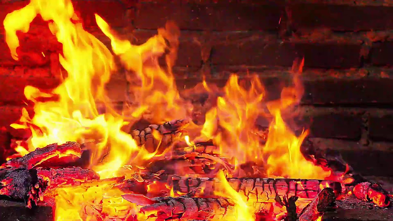 Fireplace Sounds 4K(12H): Cozy Crackling Fire Ambience for Relaxation ...