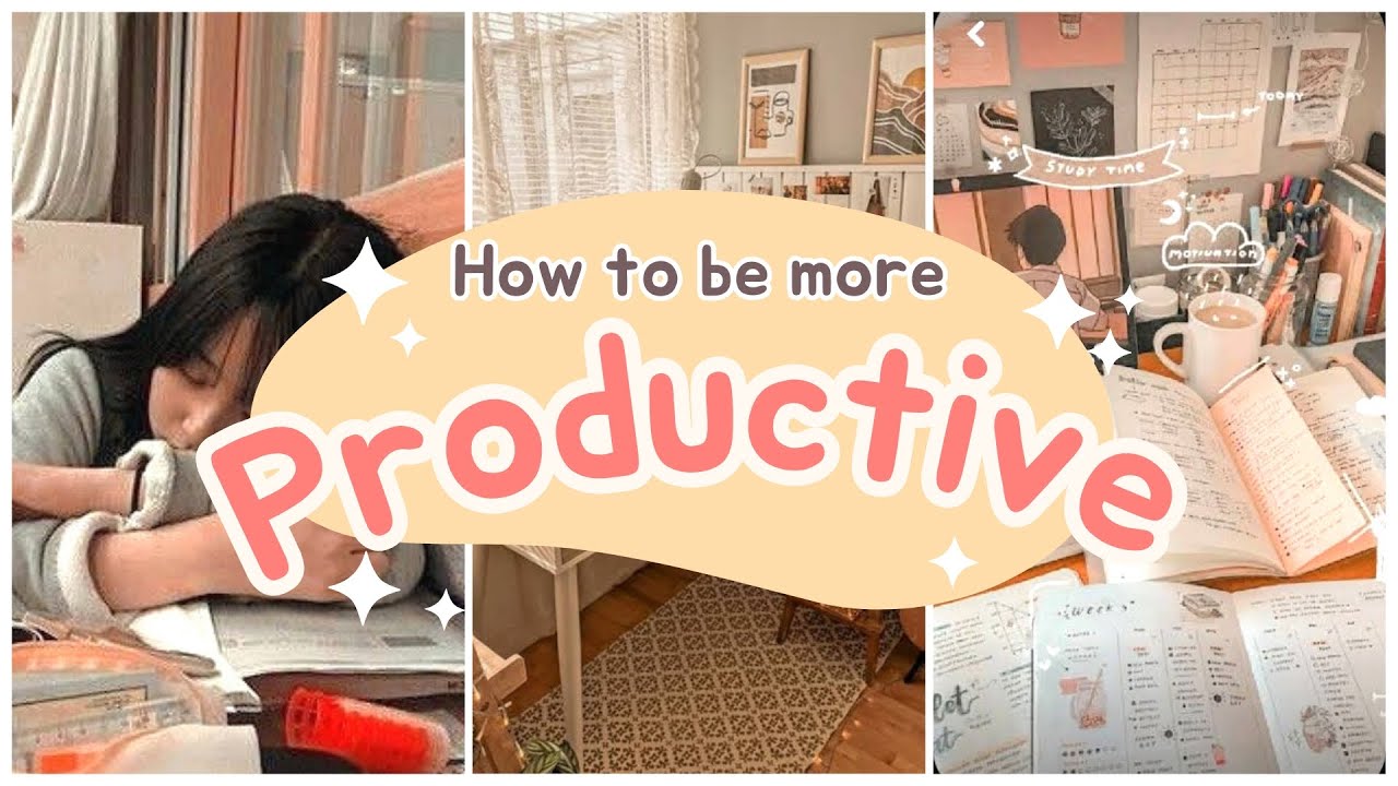 How to be more productive productivity tips that actually work🍁 - YouTube