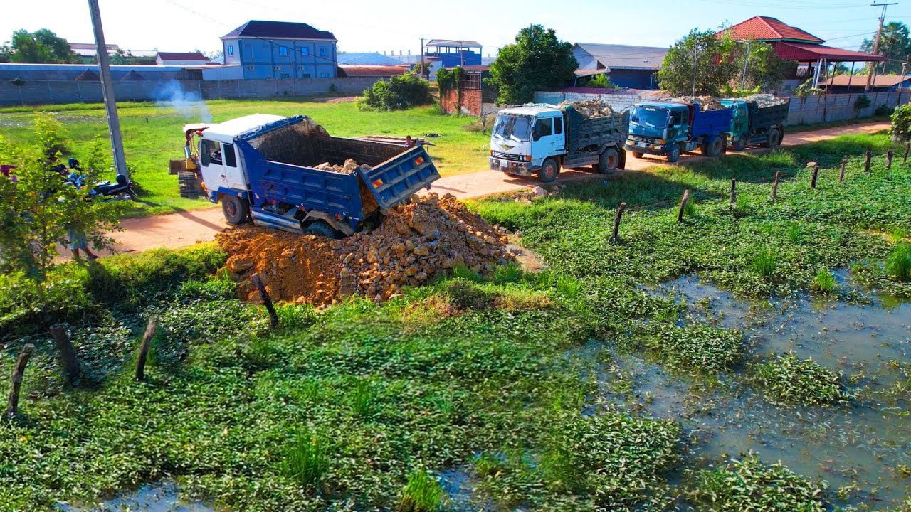 Start a new project!! Super Strong Dozer recovery dump truck back ...