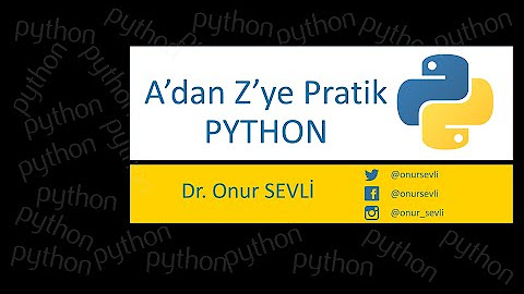 A'dan Z'ye Pratik Python / Python Tutorial for Beginners - Full Course - YouTube
