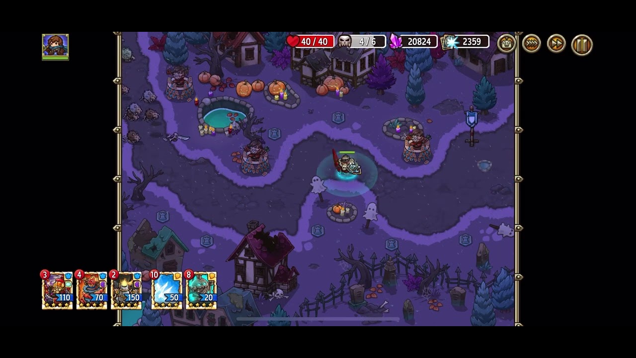 Crazy Defense Hero - Halloween Invasion 1 - Pumpkin Town (Nightmare ...