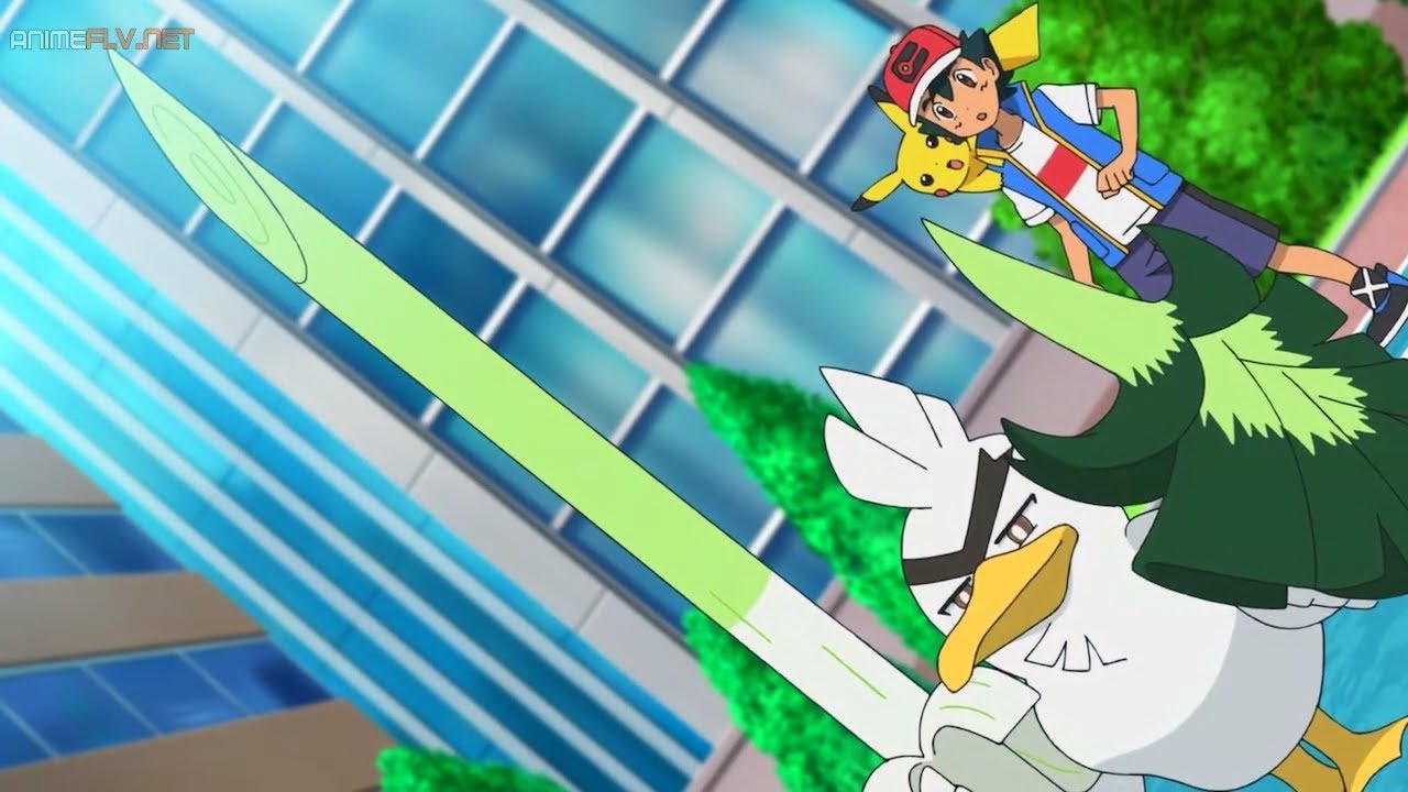 el farfetch'd de Ash evoluciona - Pokemon (2019) - YouTube