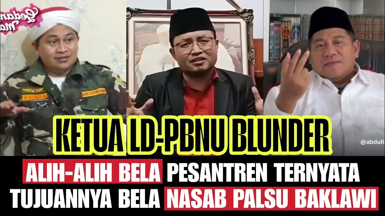 Ketua LD-PBNU Blunder: Trans7 Hina Pesantren Gara-gara Kyai Imad ⁉️ ...