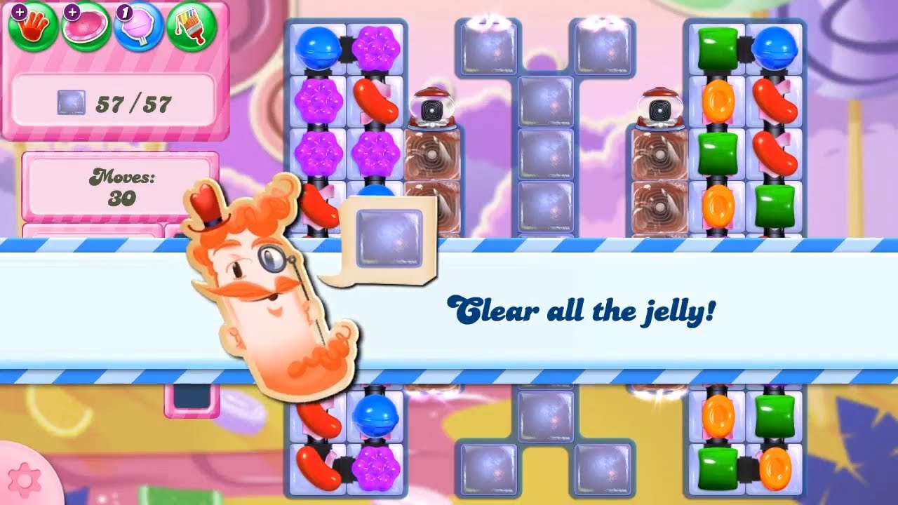 Candy Crush Saga Level 2822 NEW FORMAT no boosters - YouTube