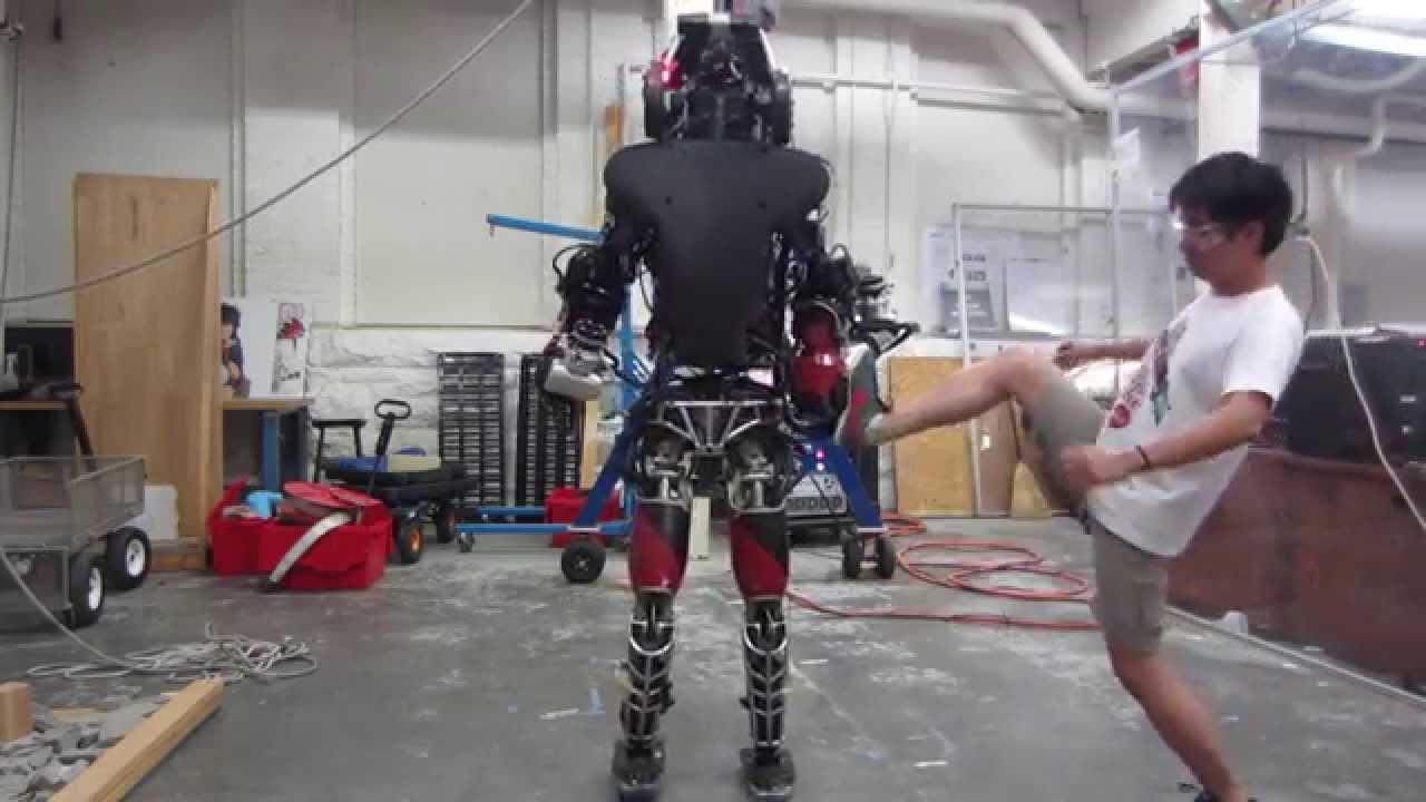 Atlas push recovery (coronal plane) - YouTube