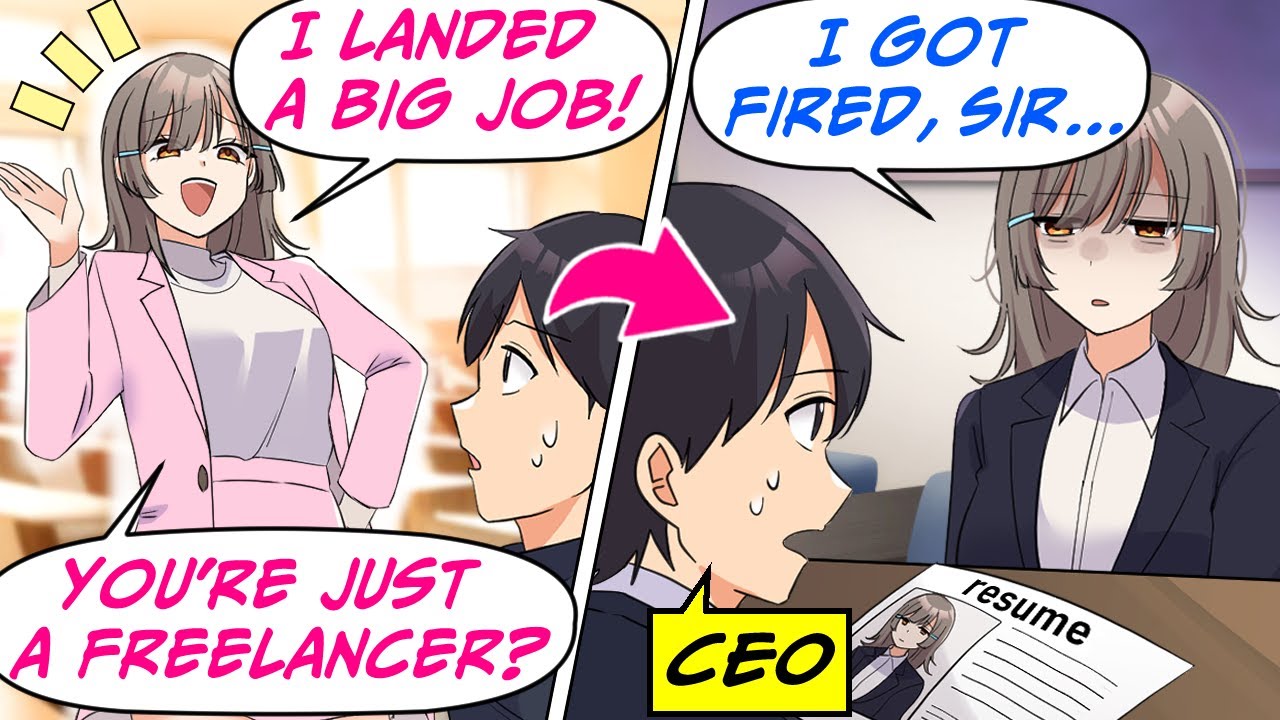 Classmate Rival Lands a Major Job! A Few Years Later, She Came to My Company…[RomCom Manga Dub ...