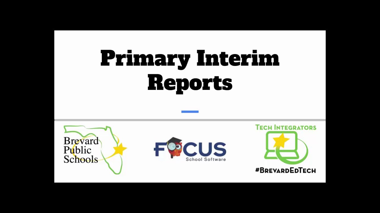Primary Interim Reports - YouTube