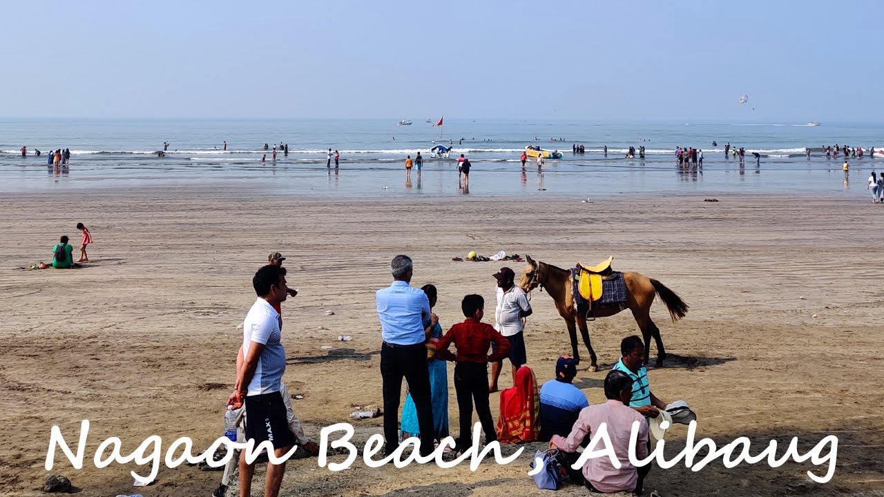 Nagaon Beach, Alibaug, Maharashtra - YouTube