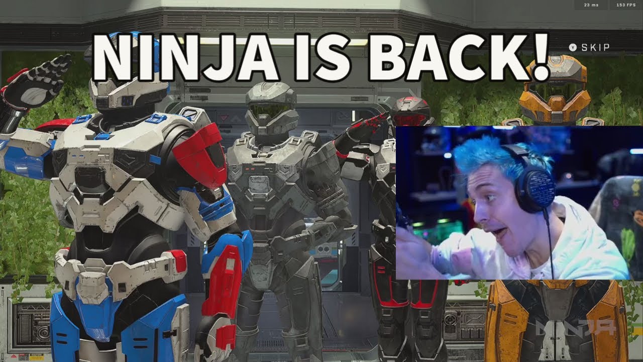 Ninja Makes His Triumphant Return To Halo... - YouTube