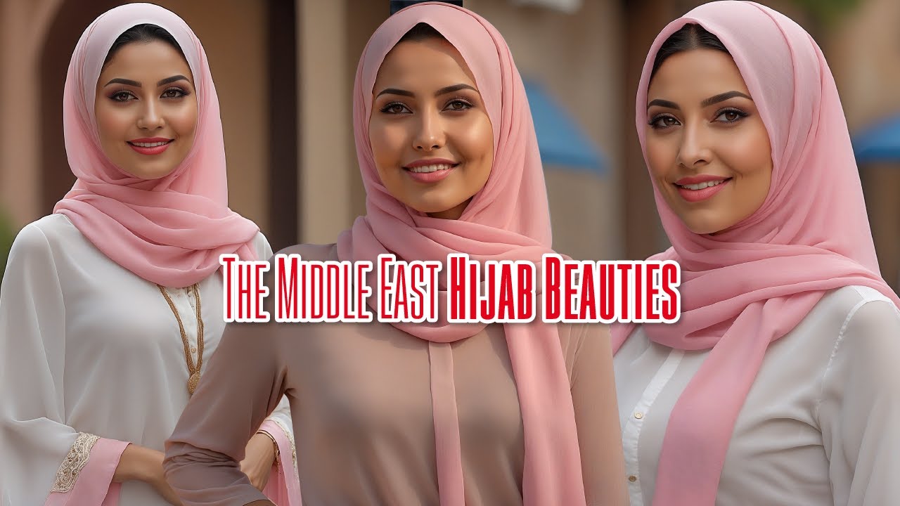 [AI Art] The Middle East Hijab Beauties / AI Lookbook - YouTube