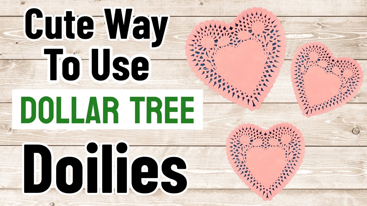 EASY DOLLAR TREE DOILY CRAFT - YouTube