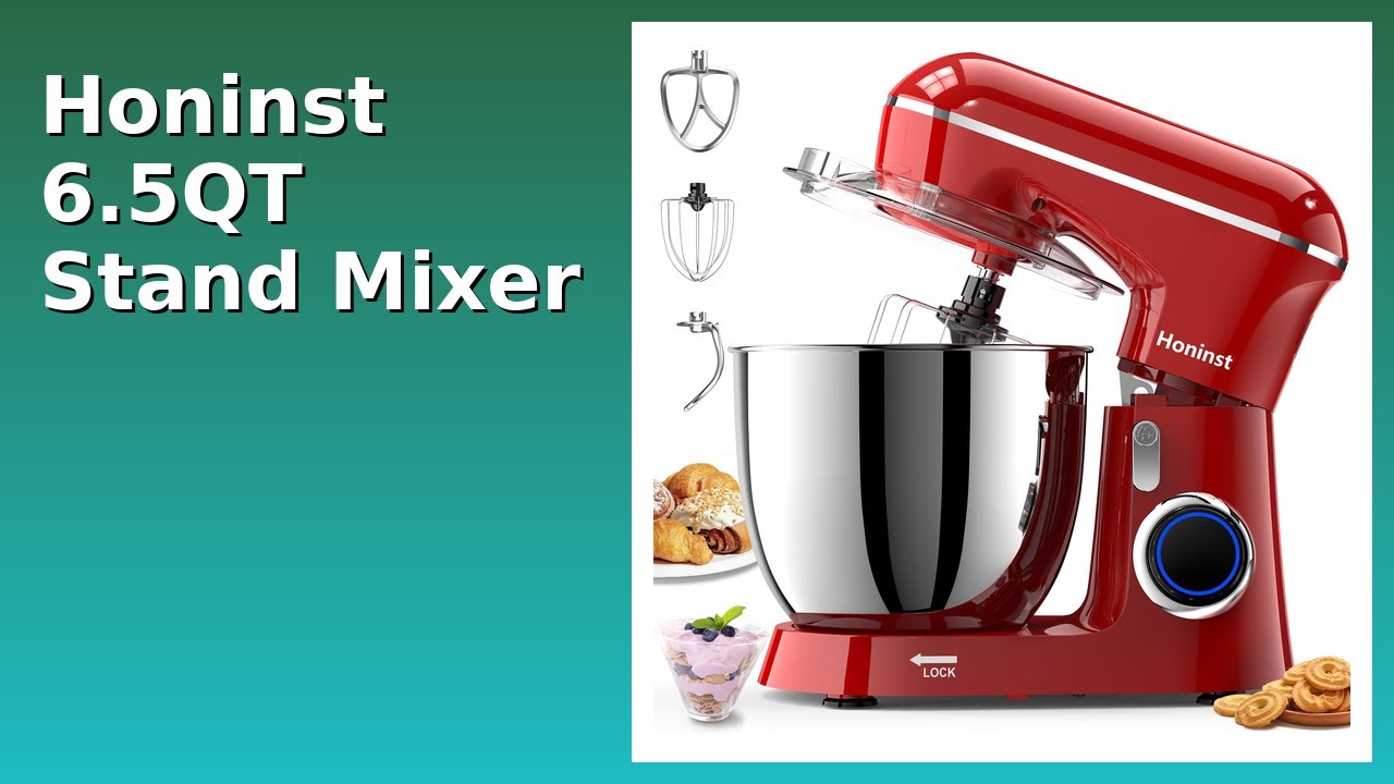 REVIEW (2025): Honinst 6.5QT Stand Mixer. Features. - YouTube