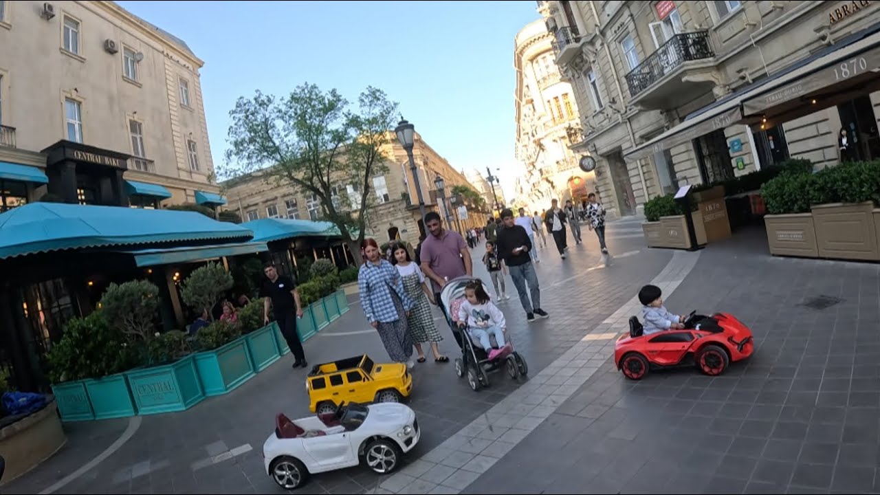Baku | Targovu | Fall walking tours in 4k 60 fps #baku #azerbaijan ...