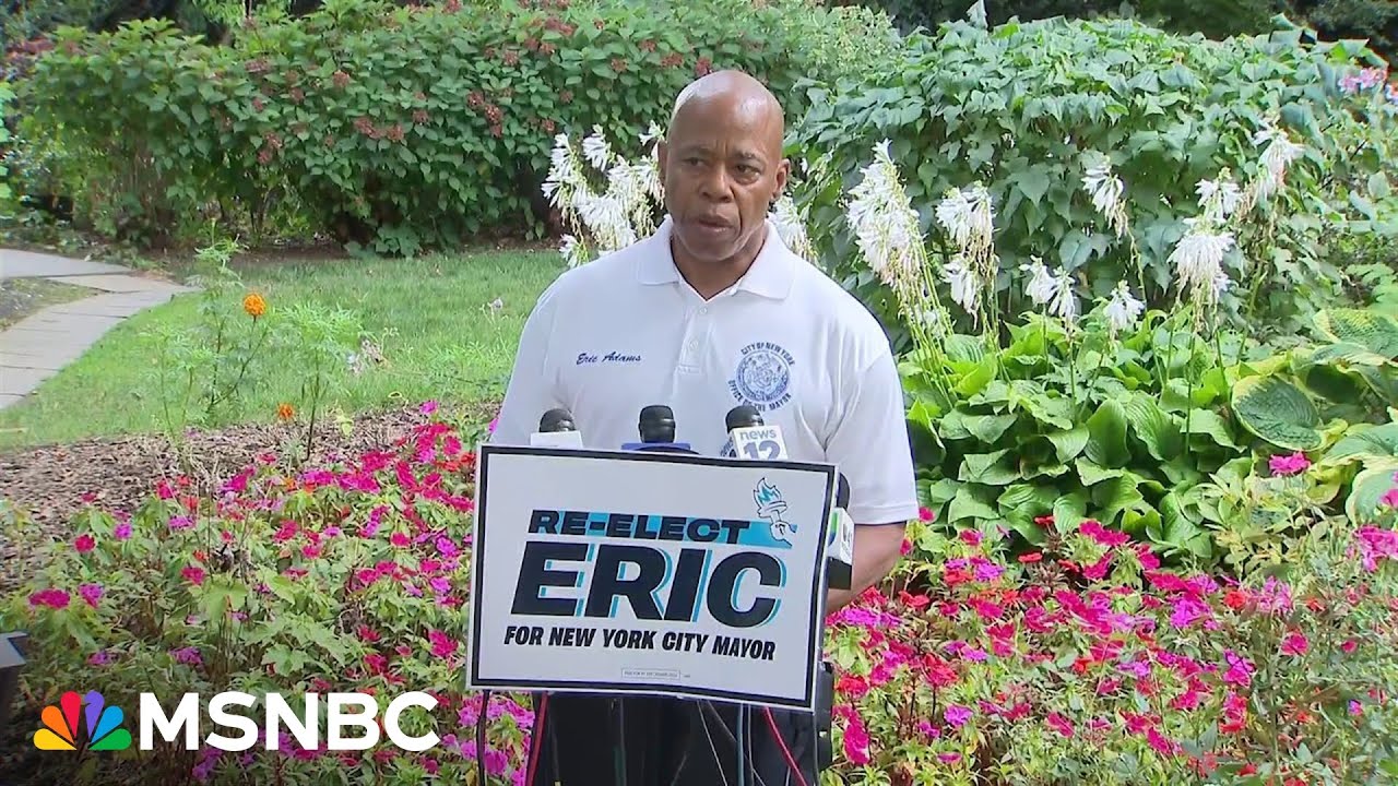 Mayor Eric Adams makes an announcement about the future of his NYC ...
