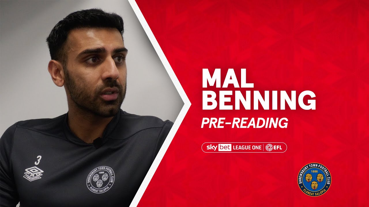 Pre-Reading | Mal Benning on his season so far and our weekend game ...