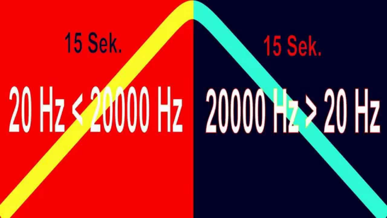 SWELLING SOUND - 20 Hz to 20000 Hz to 20 Hz - HUMANUID SPECTRUM - YouTube