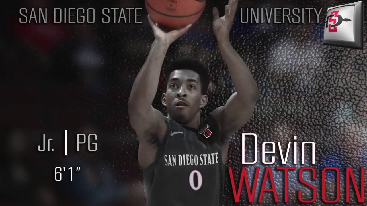 Aztec Basketball PG Devin Watson - YouTube
