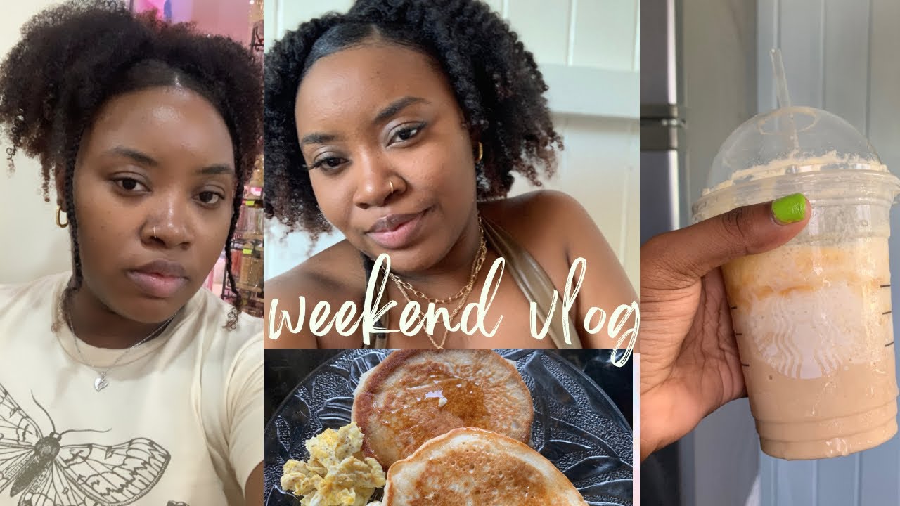 another weekend vlog- Starbucks, making iced coffee,binge watching ...