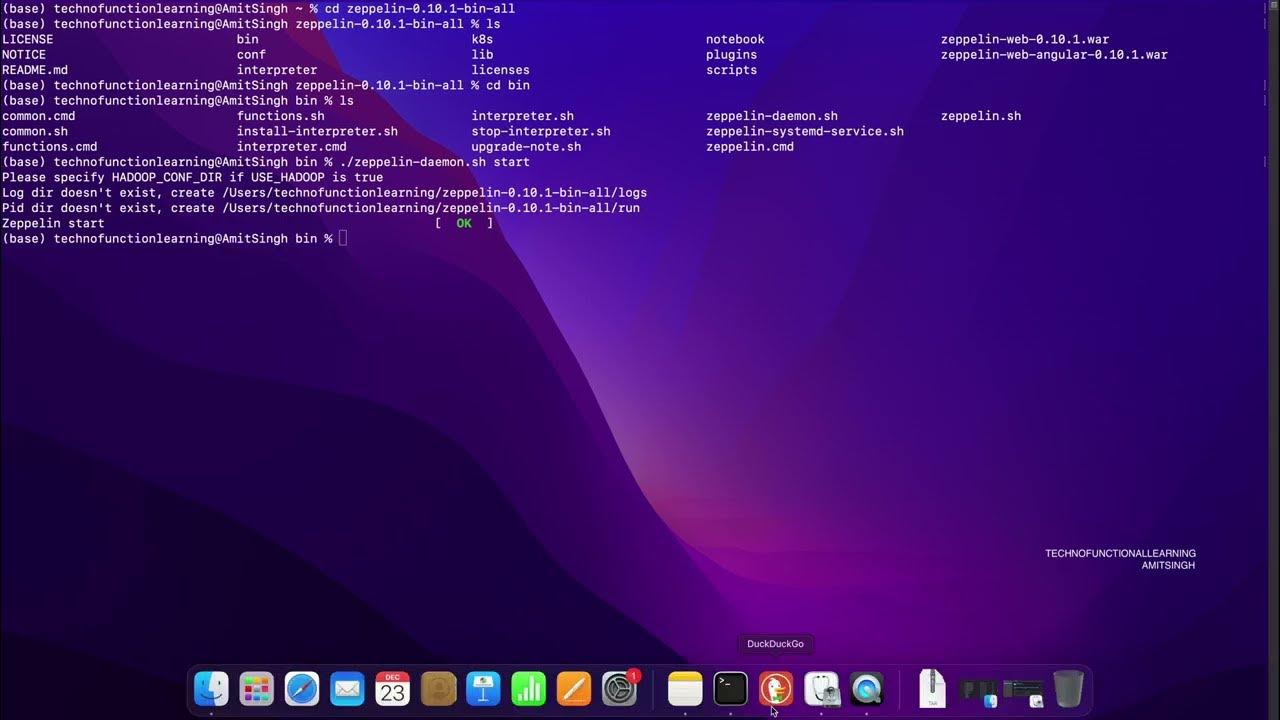Getting Started with Apache Zeppelin: How To Download and Install Apache Zeppelin on MacOS - YouTube