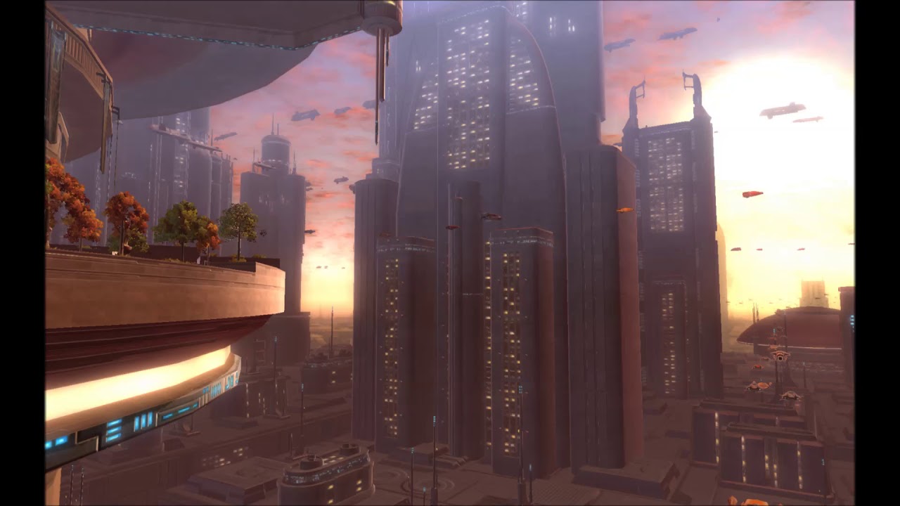 SWTOR Music - Coruscant Ambience - Garden of Justice - YouTube