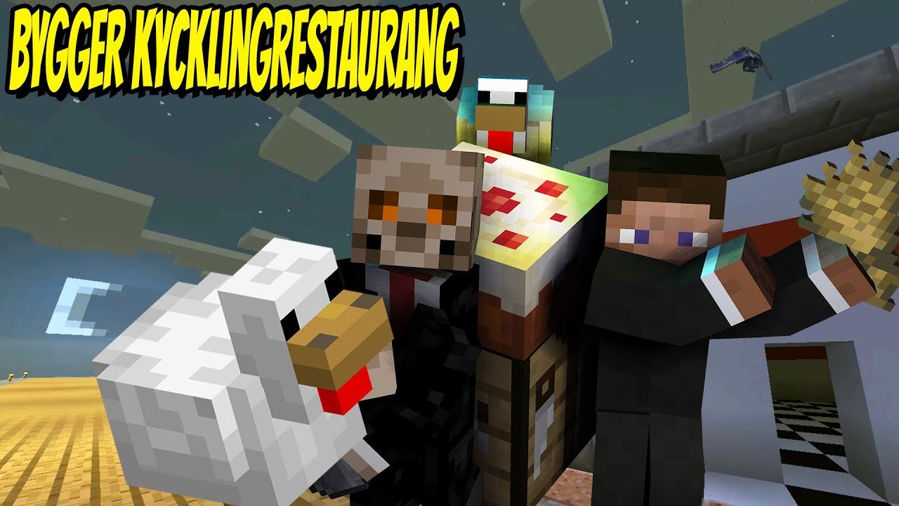 KYCKLINGRESTAURANG PÅ TRATTLUNDA | Minecraft Let's Play med figgehn ...