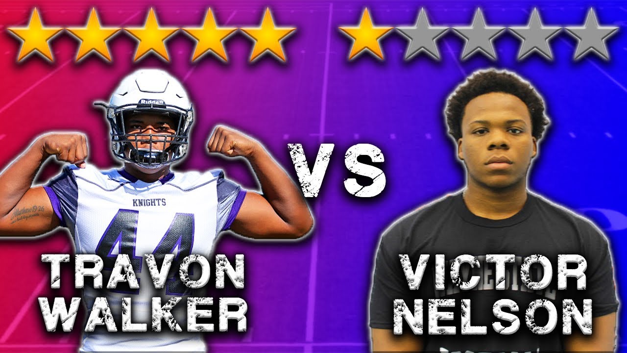 5 Star Defensive Tackle VS 1 Star Defensive Tackle | Sharpe Sports ...