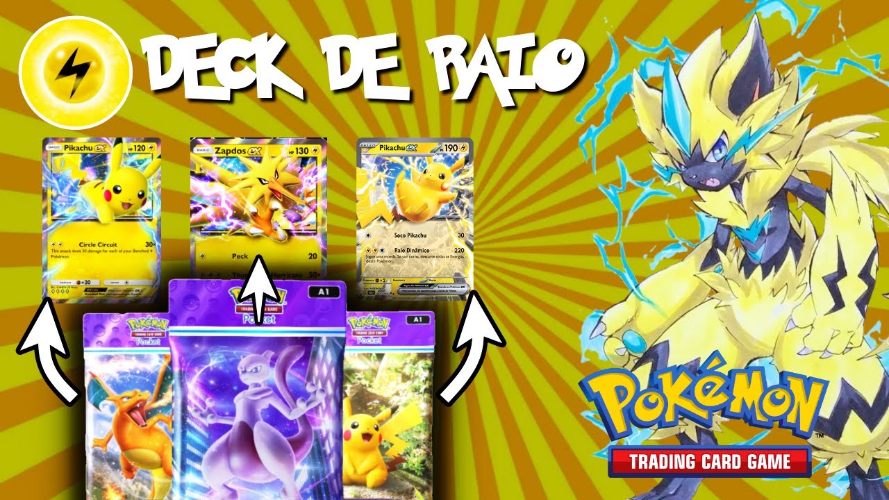 MOSTRANDO DECK DE RAIO - (Pokemon TCG) - YouTube