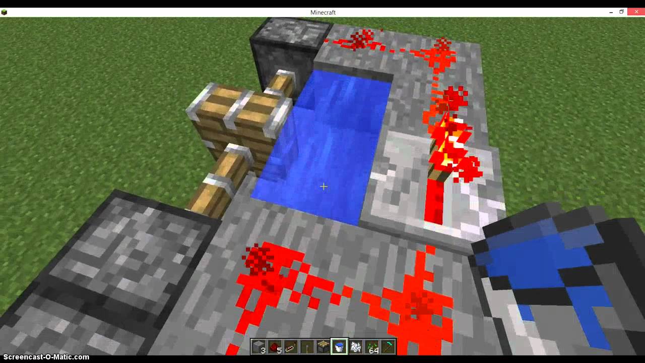 Minecraft - Hoe maak je een automatische wheat farm. [DUTCH] - YouTube