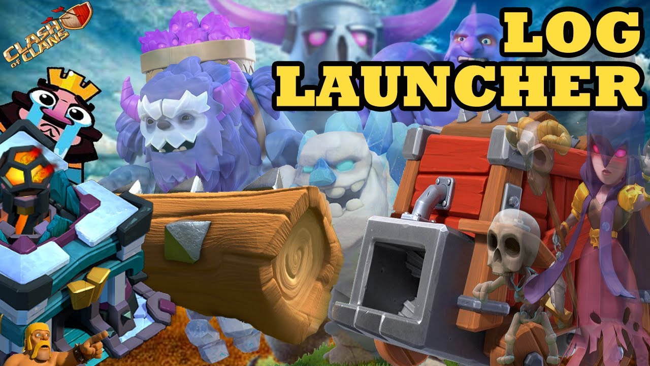 COC LOG LAUNCHER - IS THIS SIEGE MACHINE BETTER THAN WALL WRECKER ...