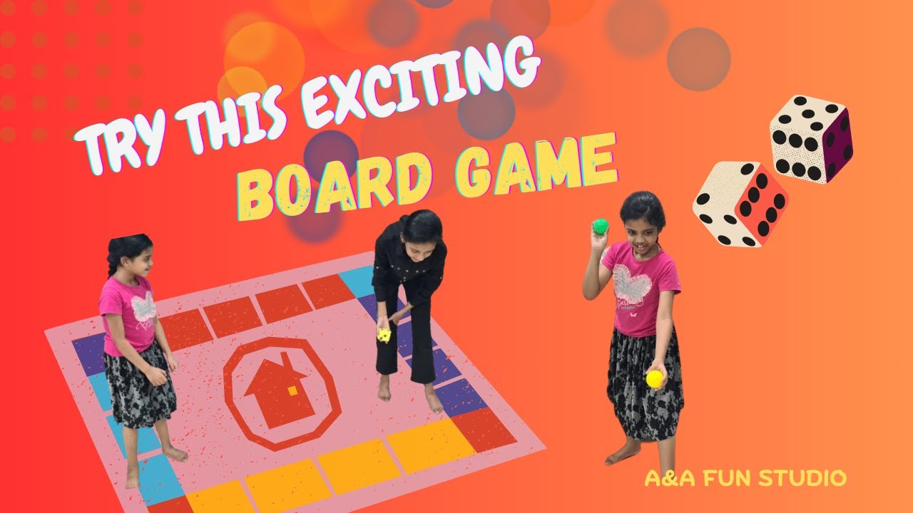 Super fun board game to play at home - YouTube