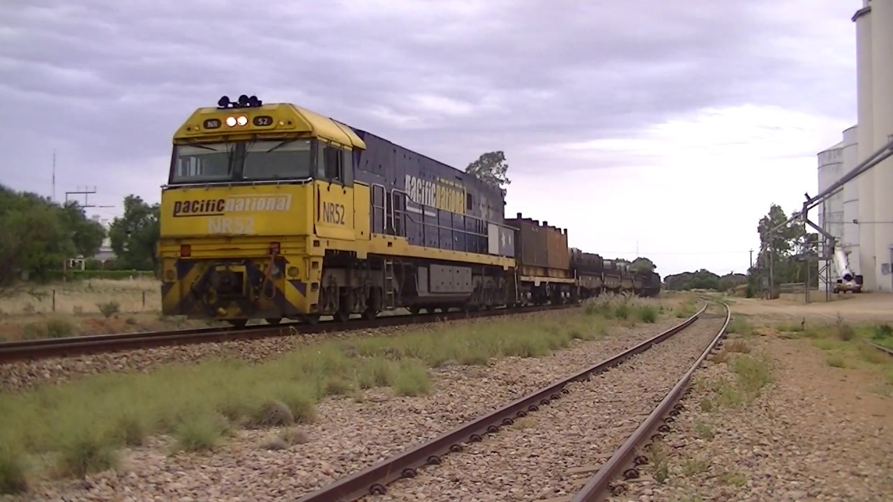 4020HP Pacific National NR Class on steel train - Australian Trains ...