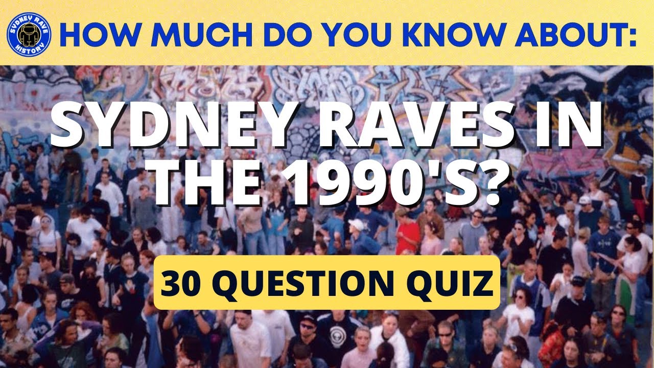 Dancing Down Memory Lane: Sydney's 1990's rave quiz - YouTube