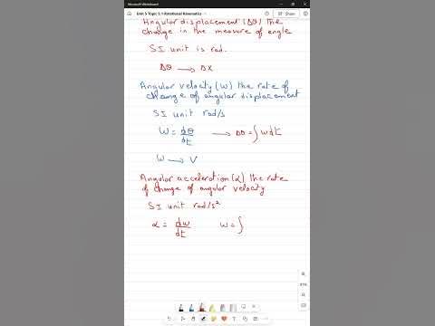Unit 5 Topic 5 1 Rotational Kinematics AP Mechanics - YouTube