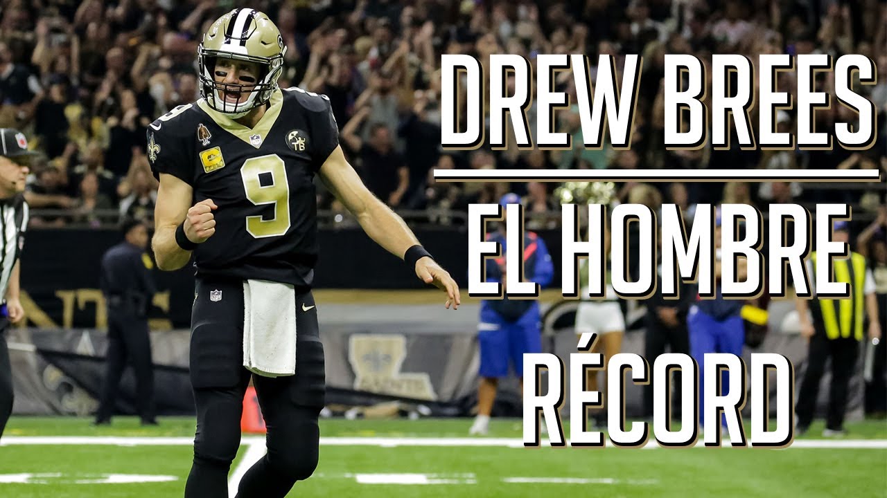TODOS LOS RÉCORDS DE DREW BREES EN LA NFL - YouTube