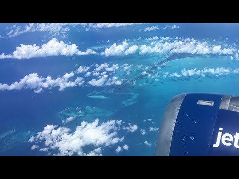 Flying to Tampa Over the Bermuda Triangle - YouTube