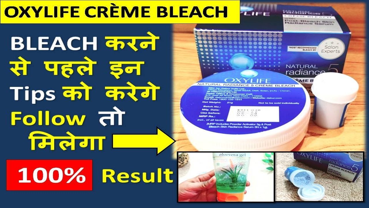 OXYLIFE NATURAL RADIANCE 5 CREME BLEACH REVIEW | How to get Instant Bright & Fair Skin after ...