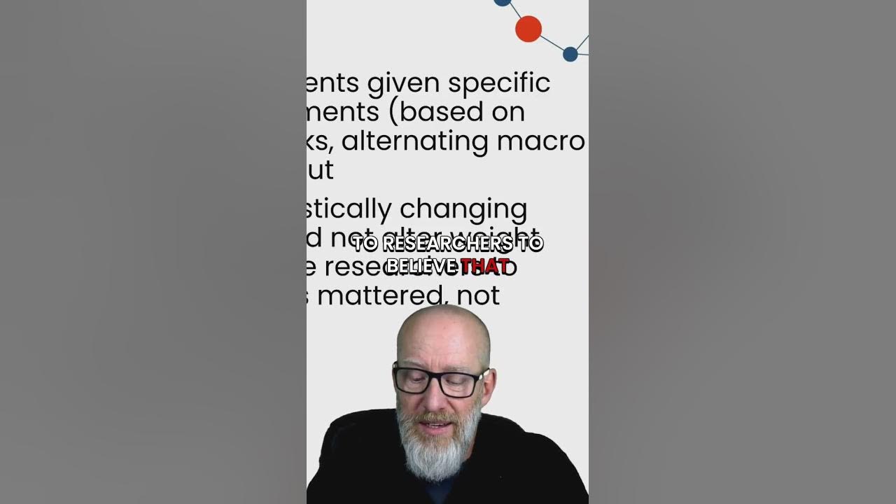 Do macros matter? The science may surprise you. - YouTube