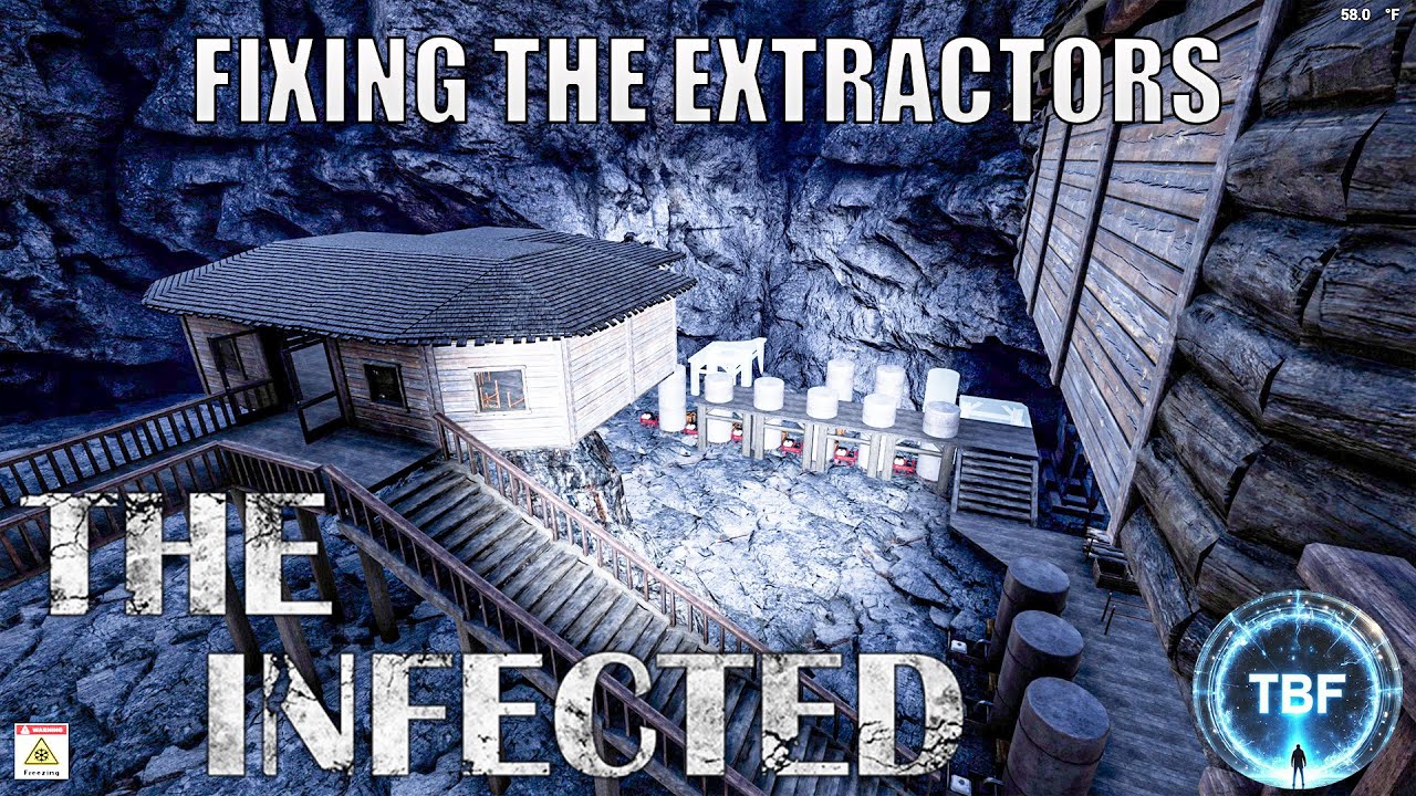 Big Base Changes! Day 56 - The Infected - S06E56 Cave Build season ...