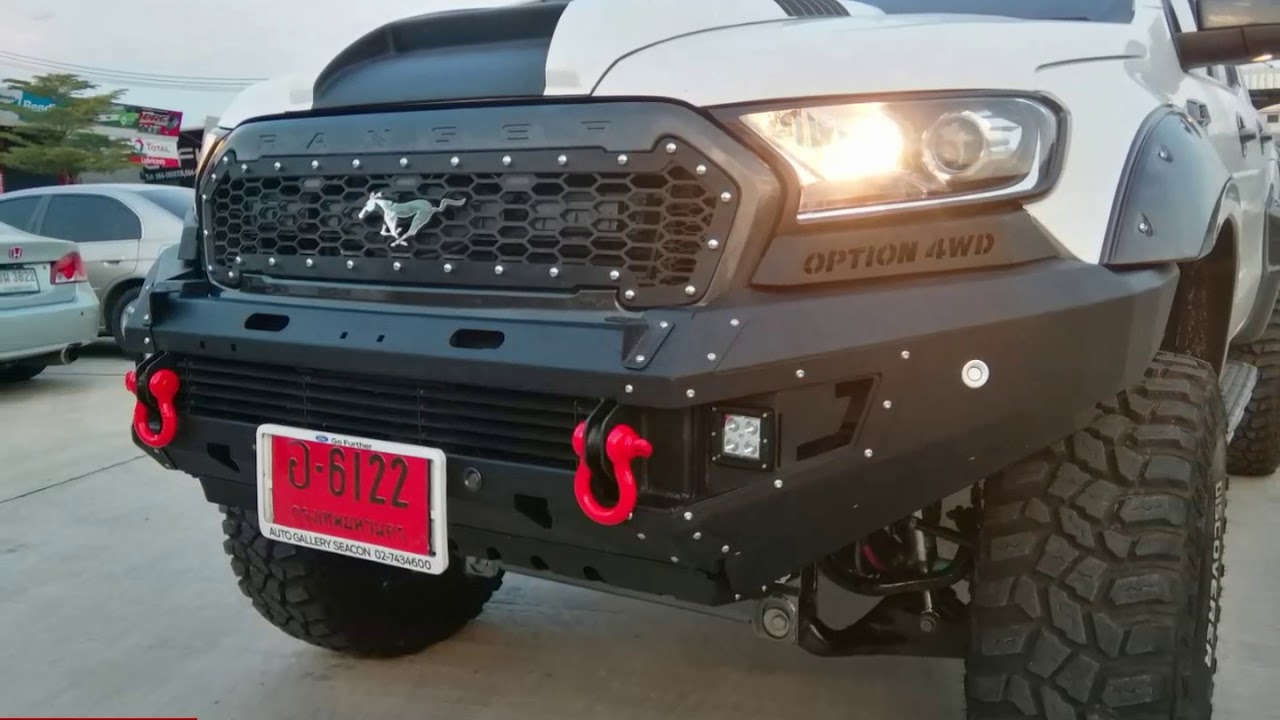 FORD RANGER 2017_9 Change BUMPER BY LOFT MODIFY - YouTube