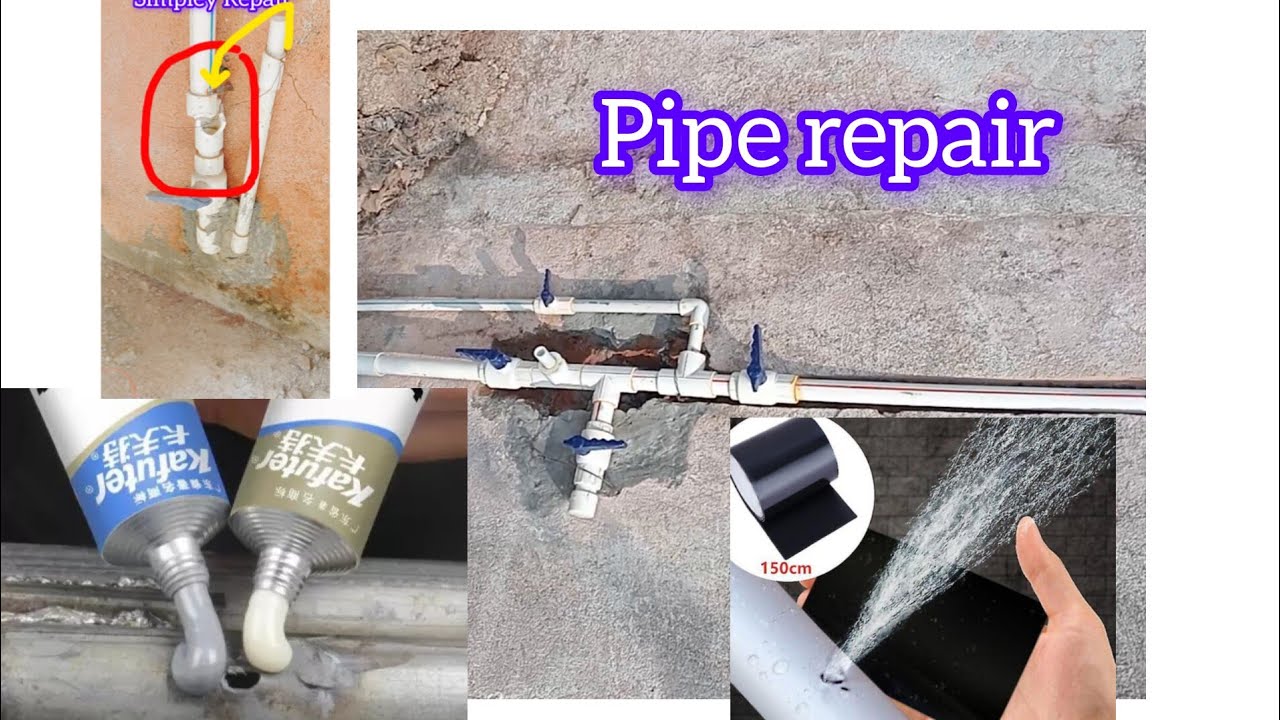 pipe line repair upvc pipe lickege repair 🔥 - YouTube