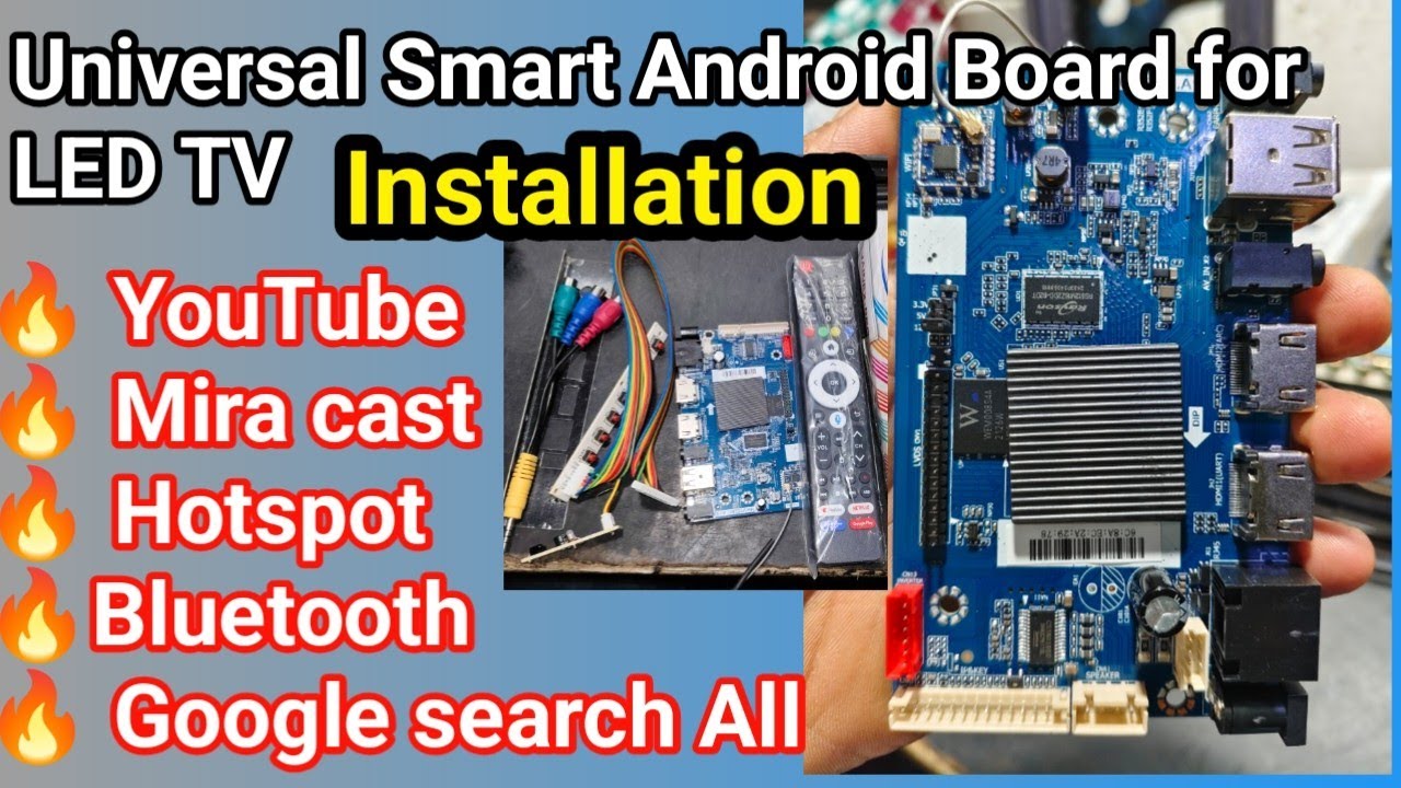 Universal Smart Android Board for LED TV|Monitor and Laptop Old ...