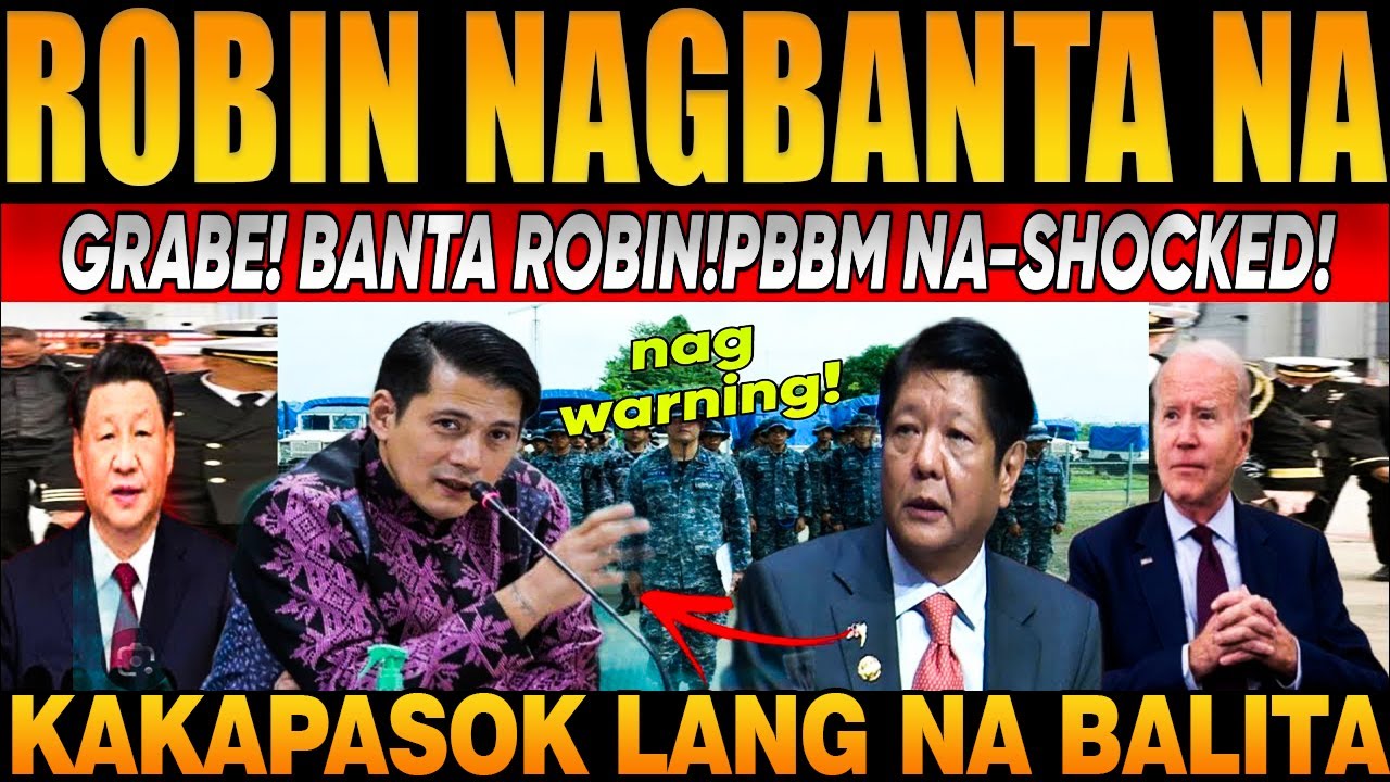 NAKU PO!ROBIN MAY PASABOG SA MAMAYAN! PBBM NA-SHOCKED!ROBIN KAMPI PARIN ...